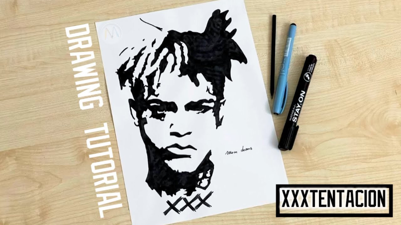 How to Draw XXXTENTACION - YouTube