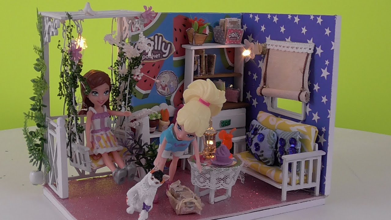 Come play in the new terrace of Polly Pocket - YouTube