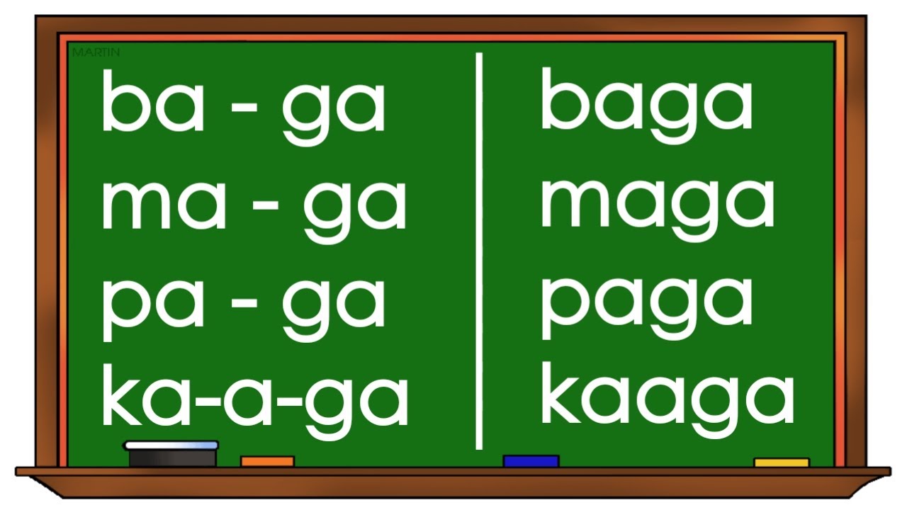 UNANG HAKBANG SA PAGBASA ARALIN 6 | PANTIG "GA,KA,PA,MA AT BA" - YouTube
