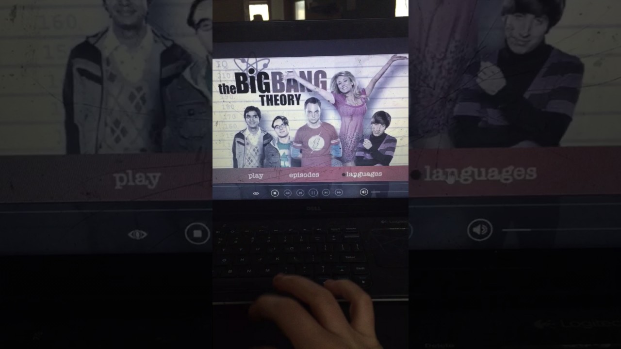 The Big Bang theory disc 1 DVD menu walkthrough - YouTube