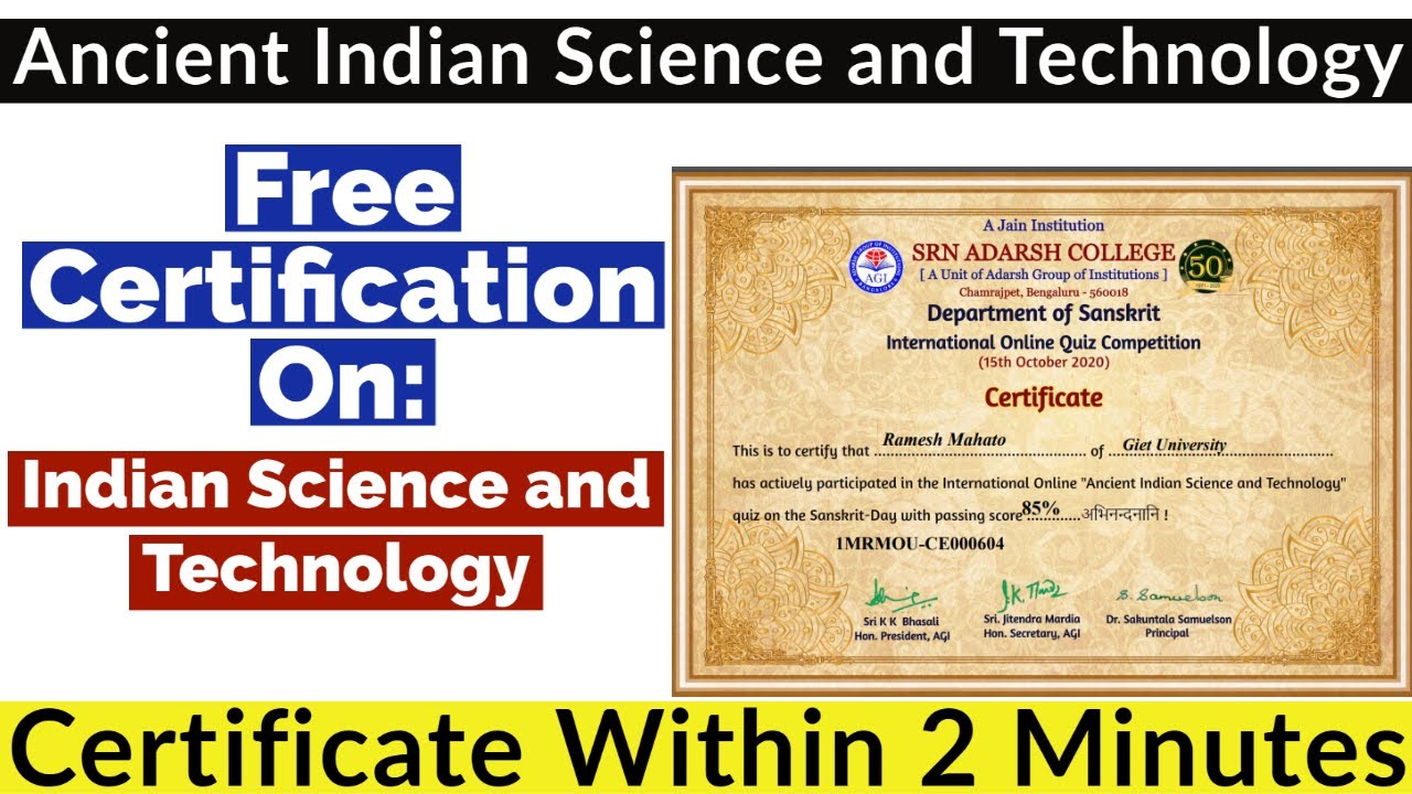 Ancient Indian Science And Technology
