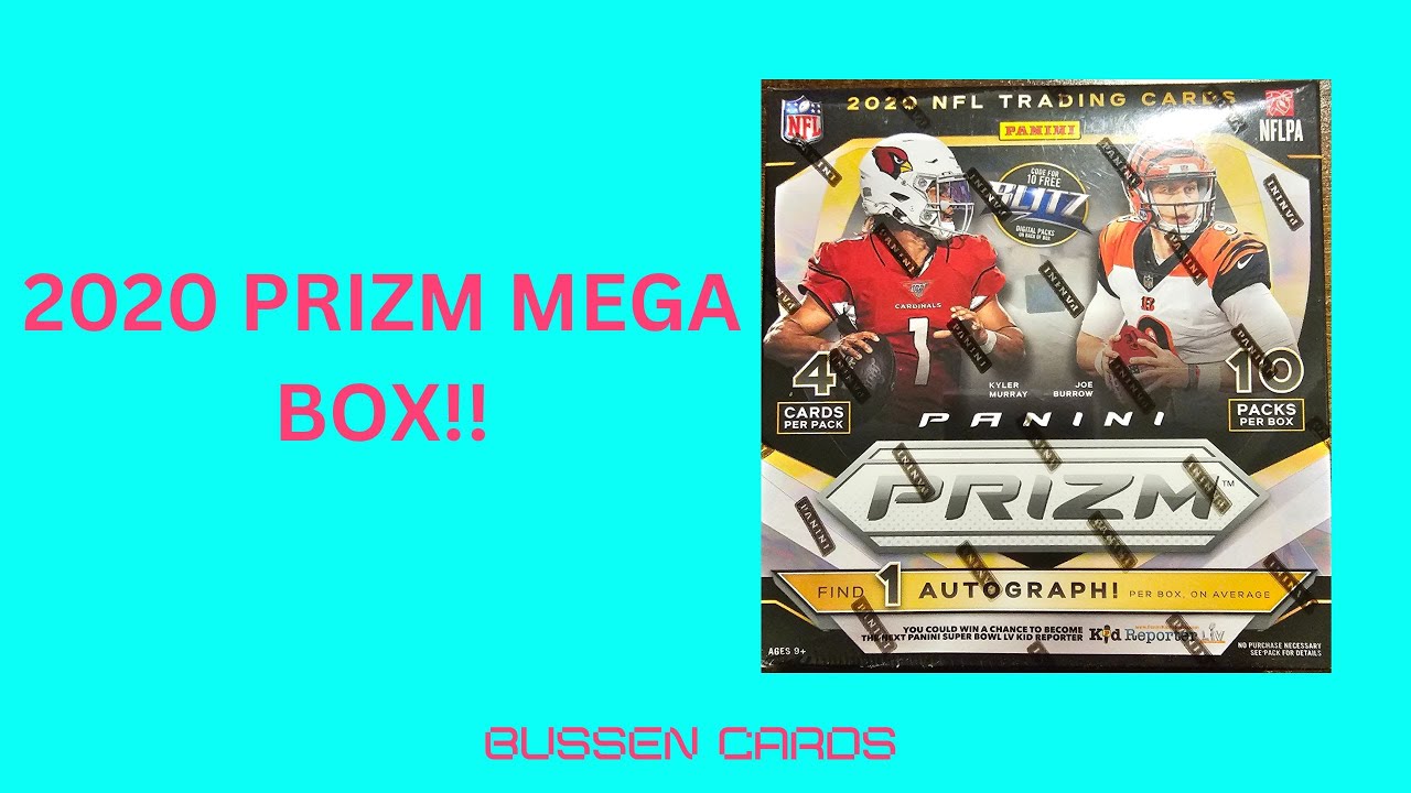 ⚠️2020 NFL Prizm Mega Box with 1 auto!!!! 🚨Herbert, Tua, Burrow Hits?🚨 ...