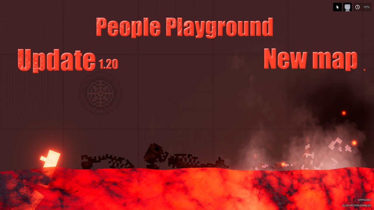 A new lava map from the developers in (People Playground) - YouTube