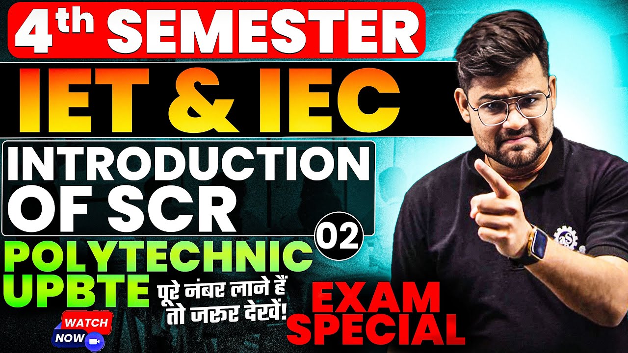 #2 Industrial Electronics and Control (IEC) AND TRANSDUCER (IET) POLYTECHNIC 4TH SEMESTER # ...