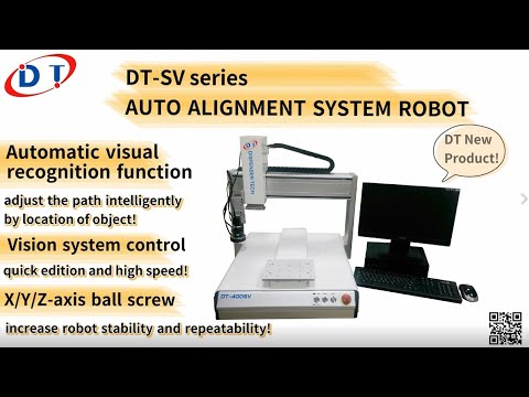 DT-SV series AUTO ALIGNMENT SYSTEM ROBOT ｜Dispenser Tech - YouTube