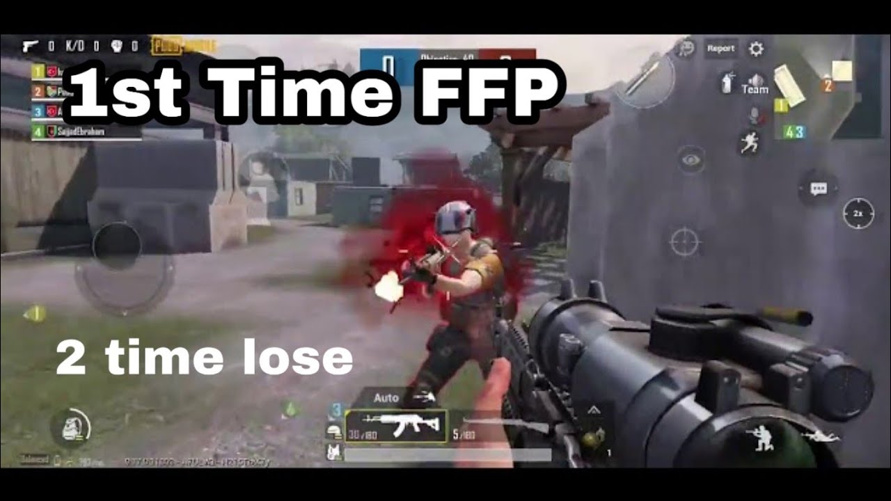 FFP 1st Time ARENA Pubg Mobile MATCH - YouTube