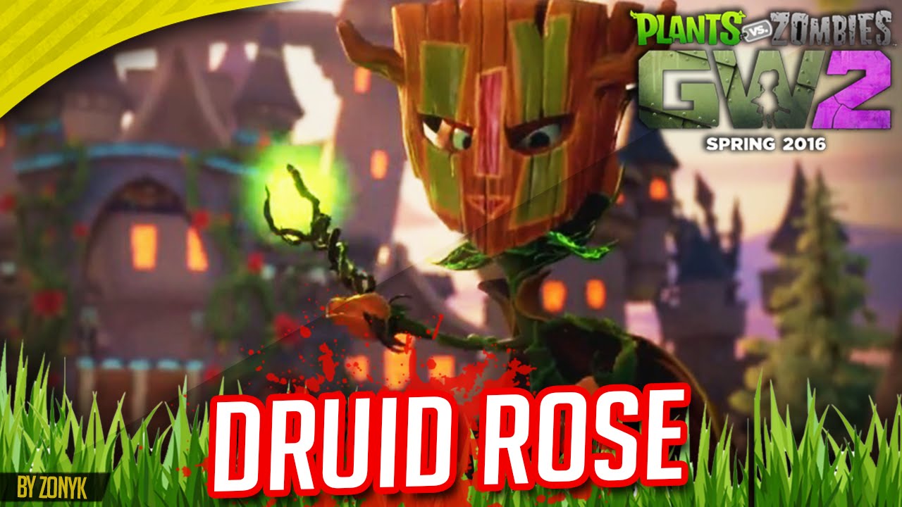 DRUID ROSE / "ROSA TOXICA" Análisis Nueva Variante - PvZ GW 2 Español ...