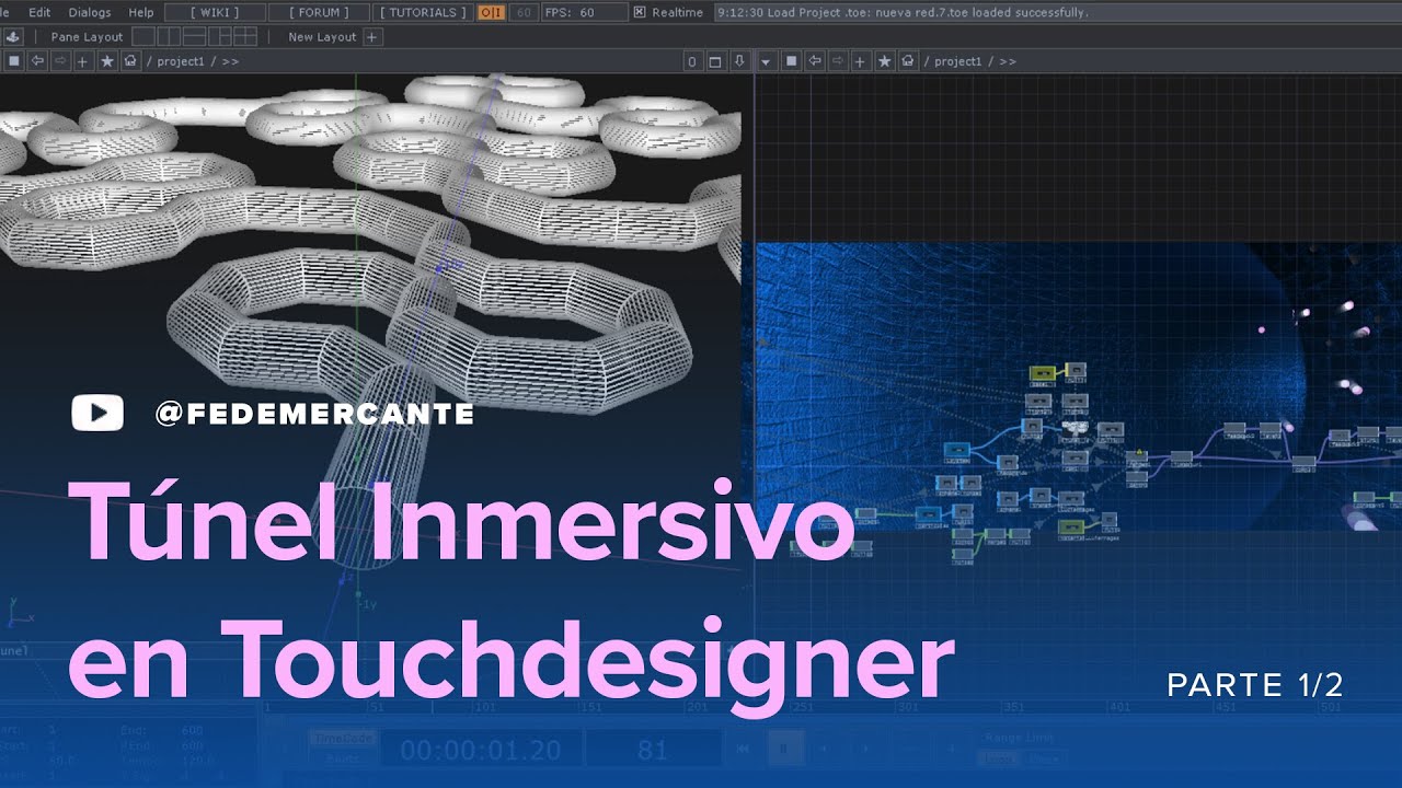 Túnel Inmersivo en TouchDesigner Tutorial | Parte 1/2 - YouTube