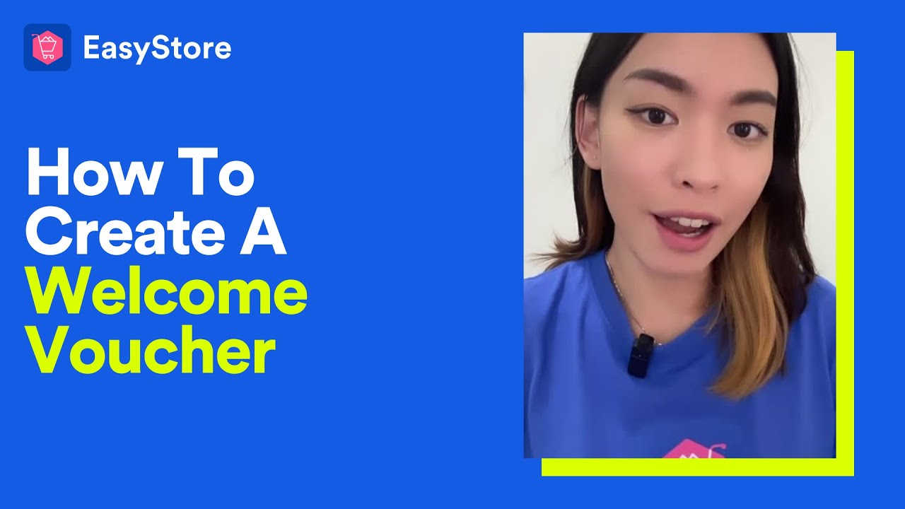 [EasyStore Tutorial] How To Create Welcome Voucher - YouTube