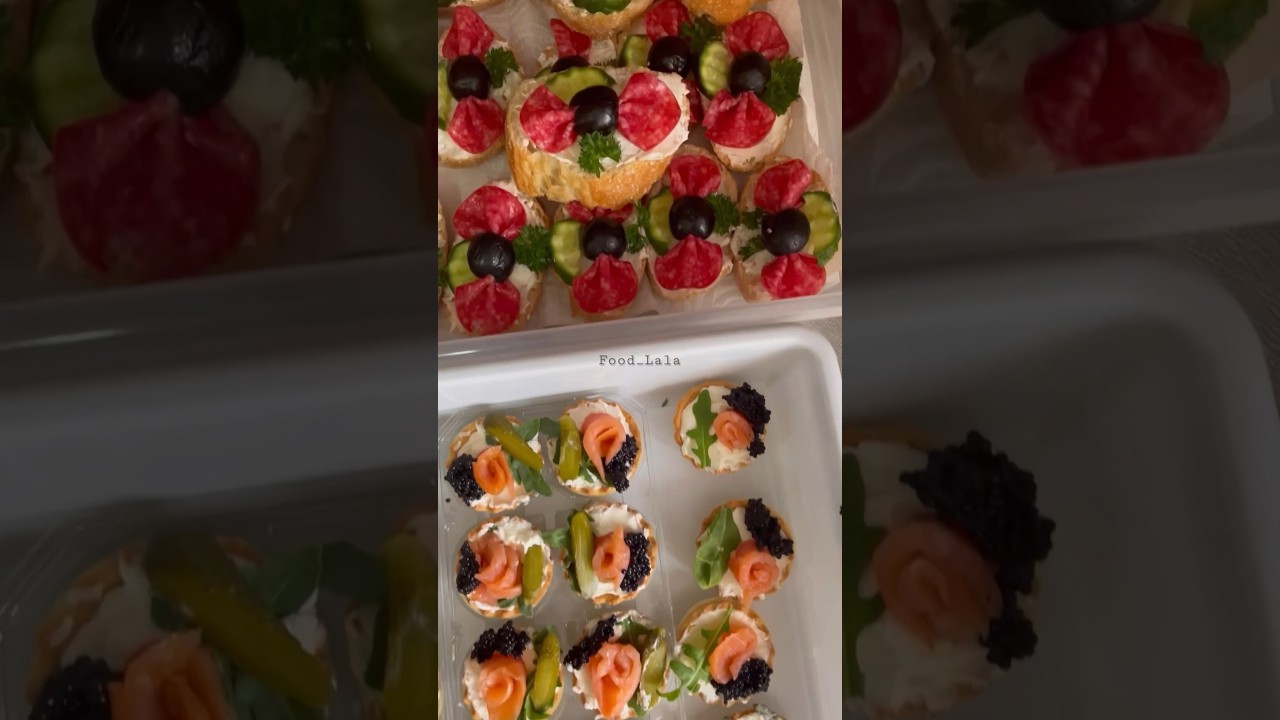 🍇mini canape buffet - YouTube