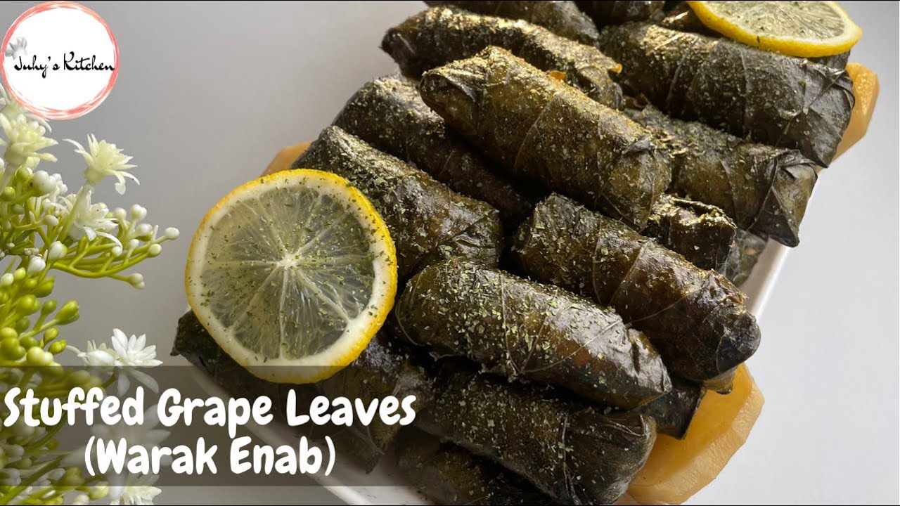 Stuffed Grape Leaves | Warak Enab | Dolma | Juhys Kitchen - YouTube
