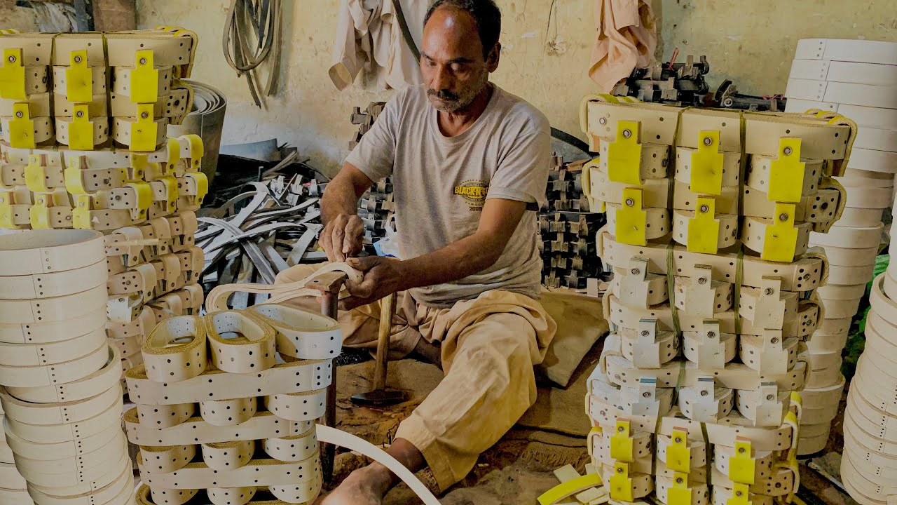 Wonderful Product Making Leather to Power Looms Buffer inside Road ...