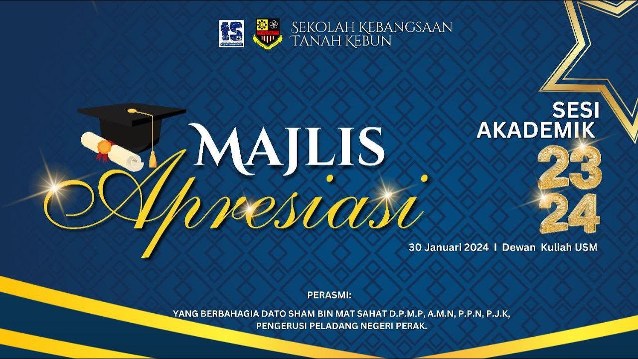 Majlis Aspresiasi SK Tanah Kebun Sesi 2023/2024 - YouTube