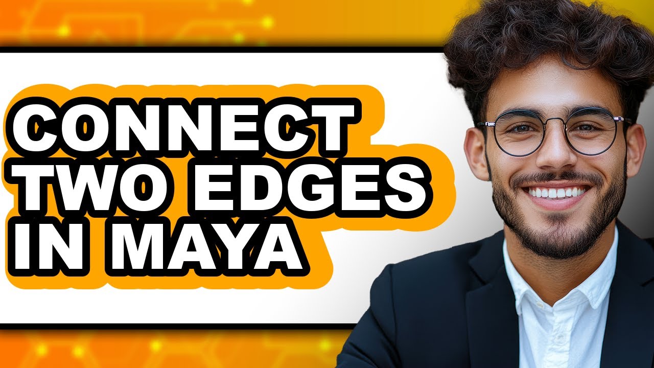 How to Connect Two Edges in Maya (only Way) - YouTube