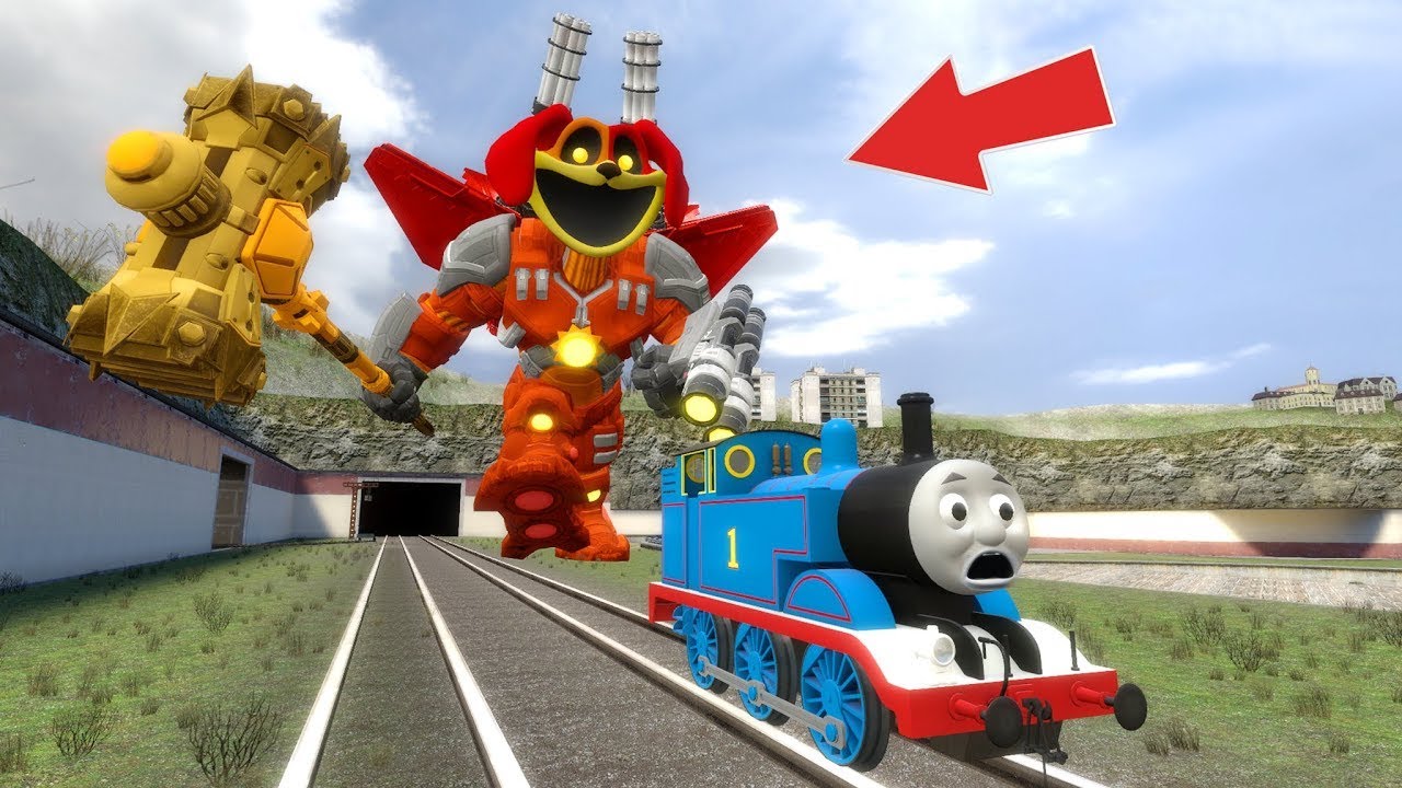 Building a Thomas Train Chased By Evolution Of DogDay Poppy Playtime ...