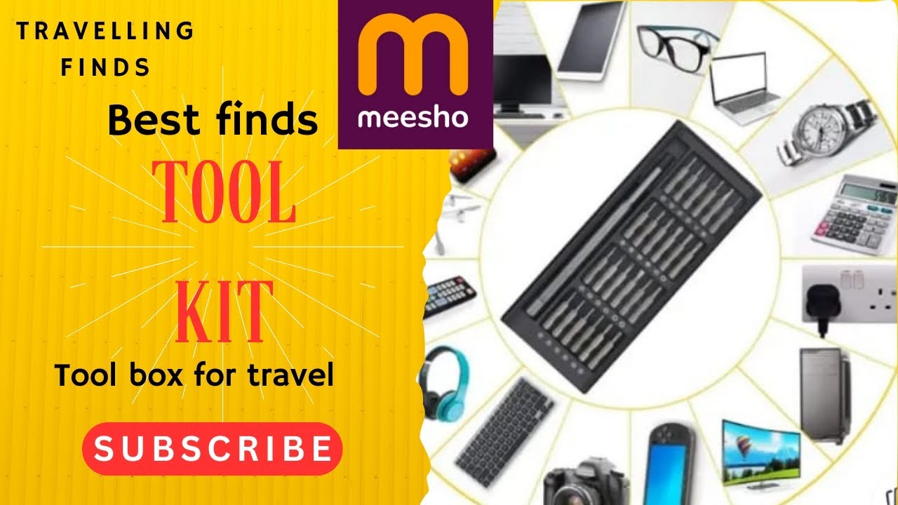 Best tool kit from meesho, mini tool box, full review, how to use, # ...