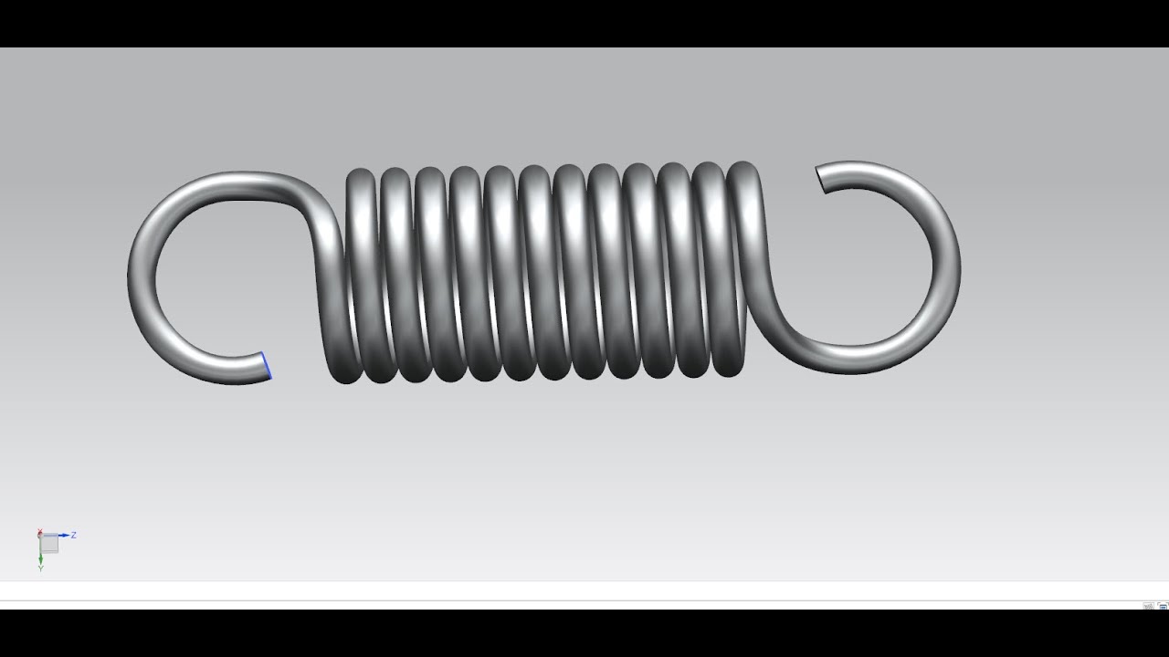 Tension Spring for nx 12 #cad #nx #cadcam #cadcamtutorials #3dmodeling ...
