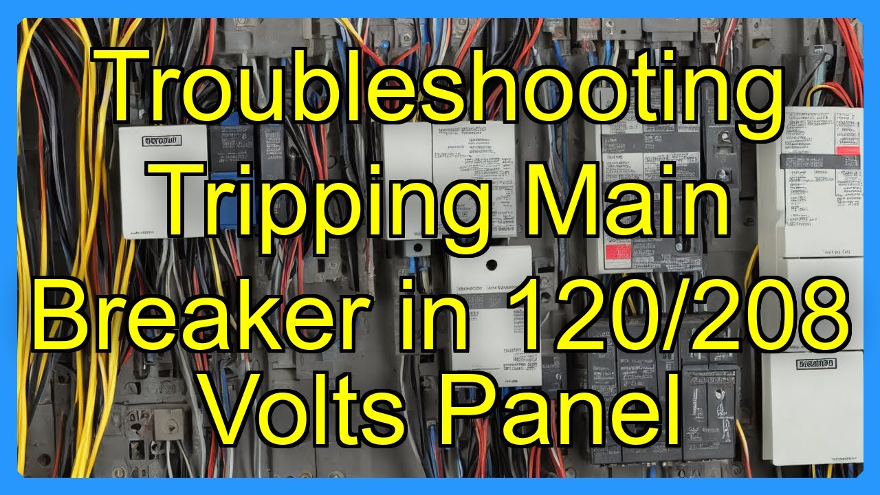Troubleshooting Tripping Main Breaker in 120/208 Volts Panel - YouTube