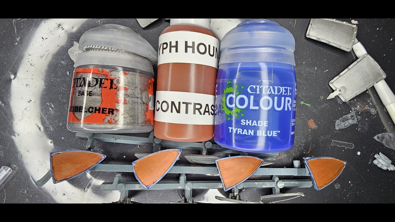 Bretonnia Metallic Shields Made Easy - YouTube