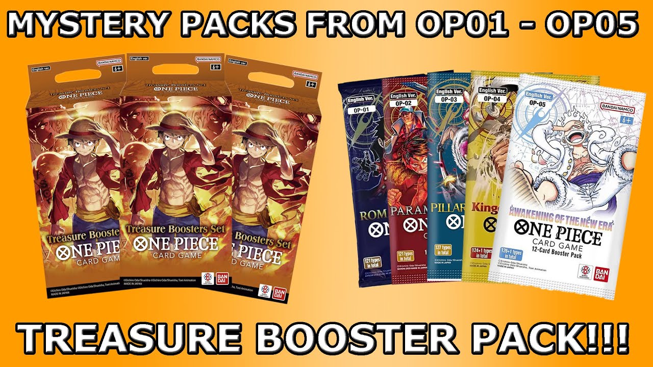 Opening 3 Treasure Booster Sets!!!! - YouTube