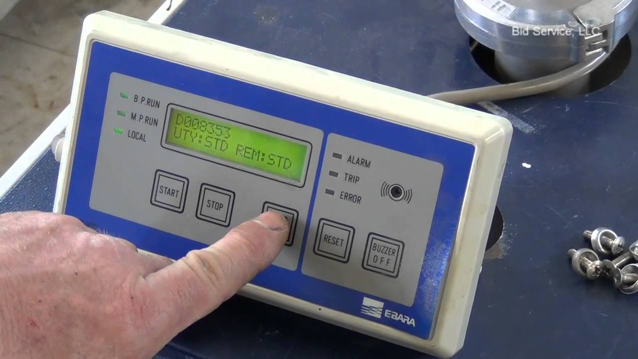 Ebara A70W Dry Pump #58234 - YouTube