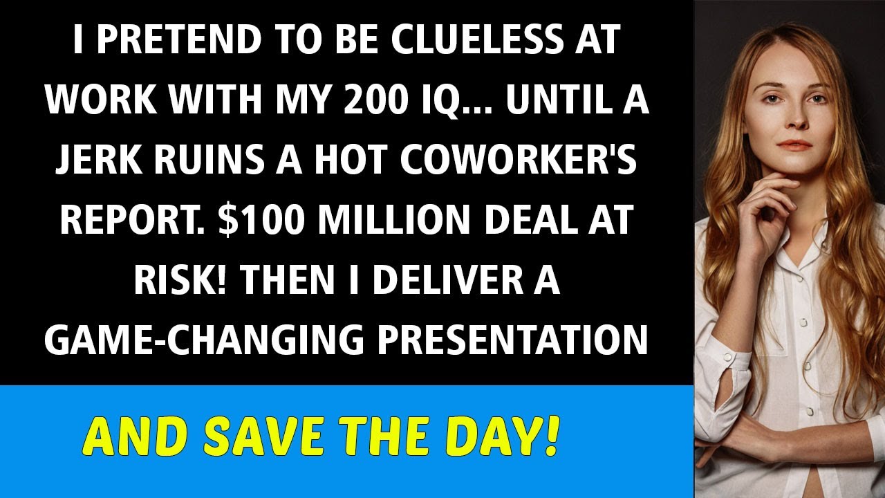 My 200 IQ’s a Secret—I Play Dumb. But When the Hottie’s Report Gets Ruined, Guess Who’s Behind ...