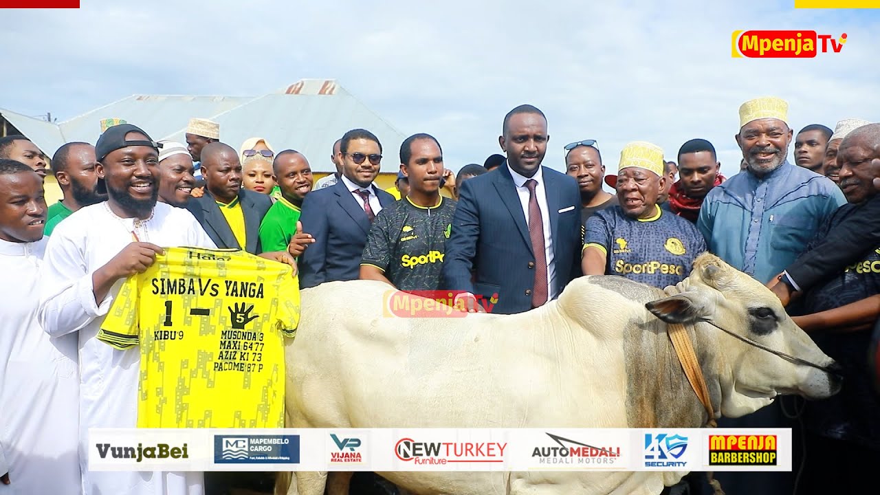 ENG HERSI SAID AWAKABIDHI NG'OMBE WA 5G WAZEE WA YANGA/APOKELEWA KWA ...