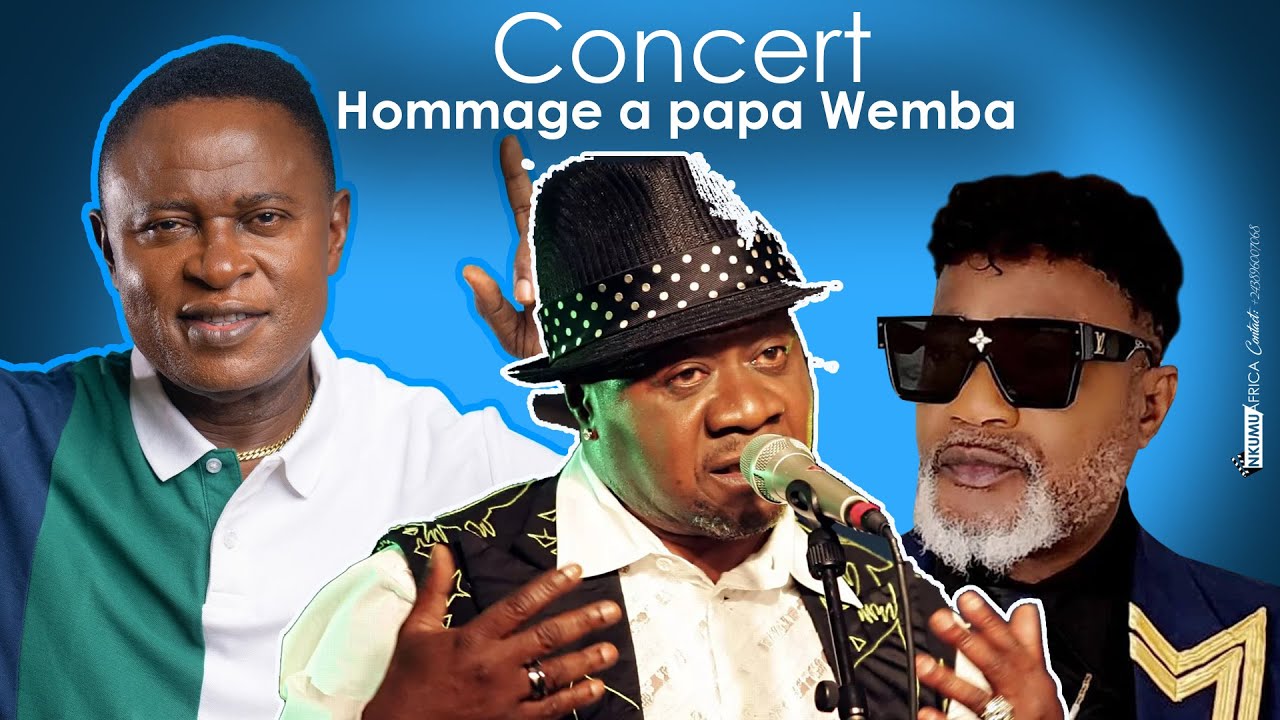 REDDY AMISI INVITE KOFFI OLOMIDEN AU GRAND CONCERT HOMMAGE A PAPA WEMBA ...