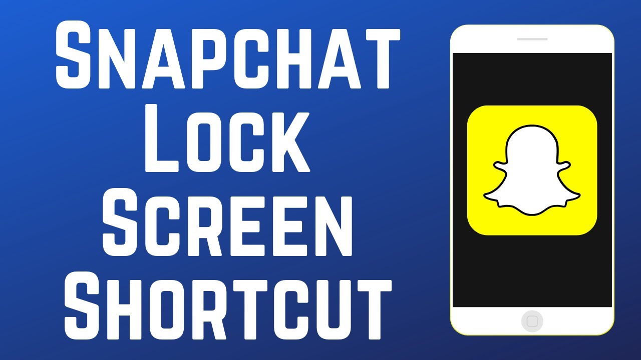 How to Add Snapchat Shortcut to iPhone Lock Screen in 2025 - YouTube