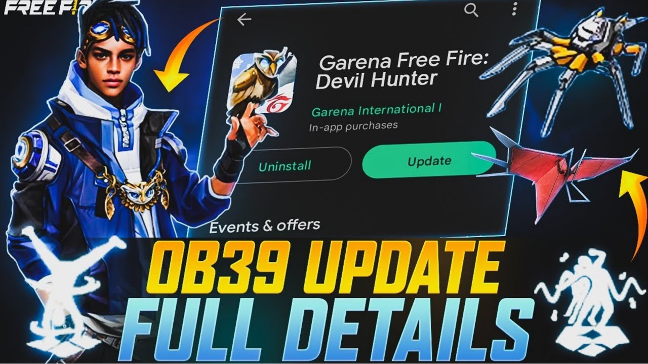 OB39 UPDATE FULL DETAILS IN FREE FIRE.FF NEW UPDATE IN OB39. - YouTube