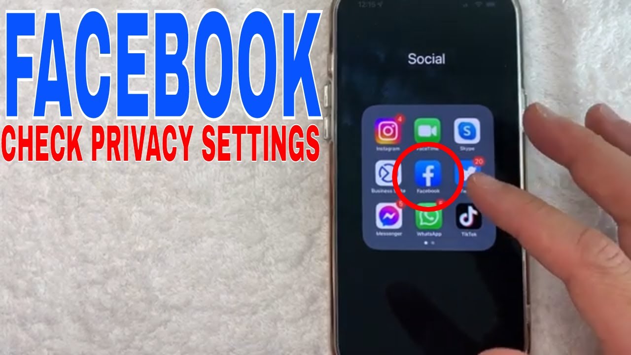 How To Check Facebook Privacy Settings 🔴 - YouTube