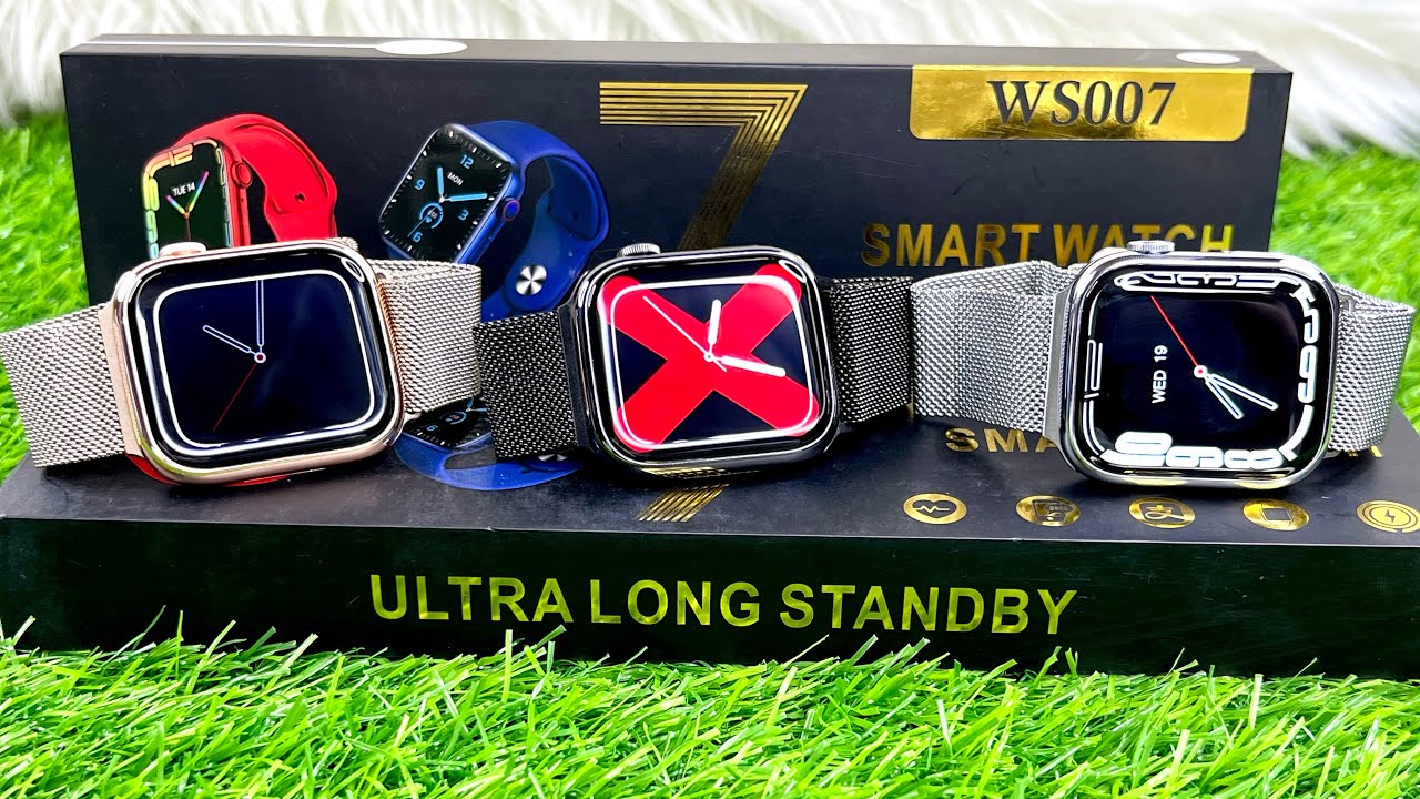 WS 007 Smart Watch | 2.0 Inch BIG Screen | Series 7 Clone | NFC | Tech Hunk Store - YouTube