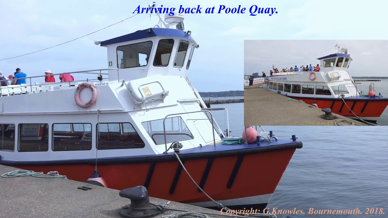 Brownsea Island Ferry trip June 2018, from Poole Quay, Poole, Dorset ...