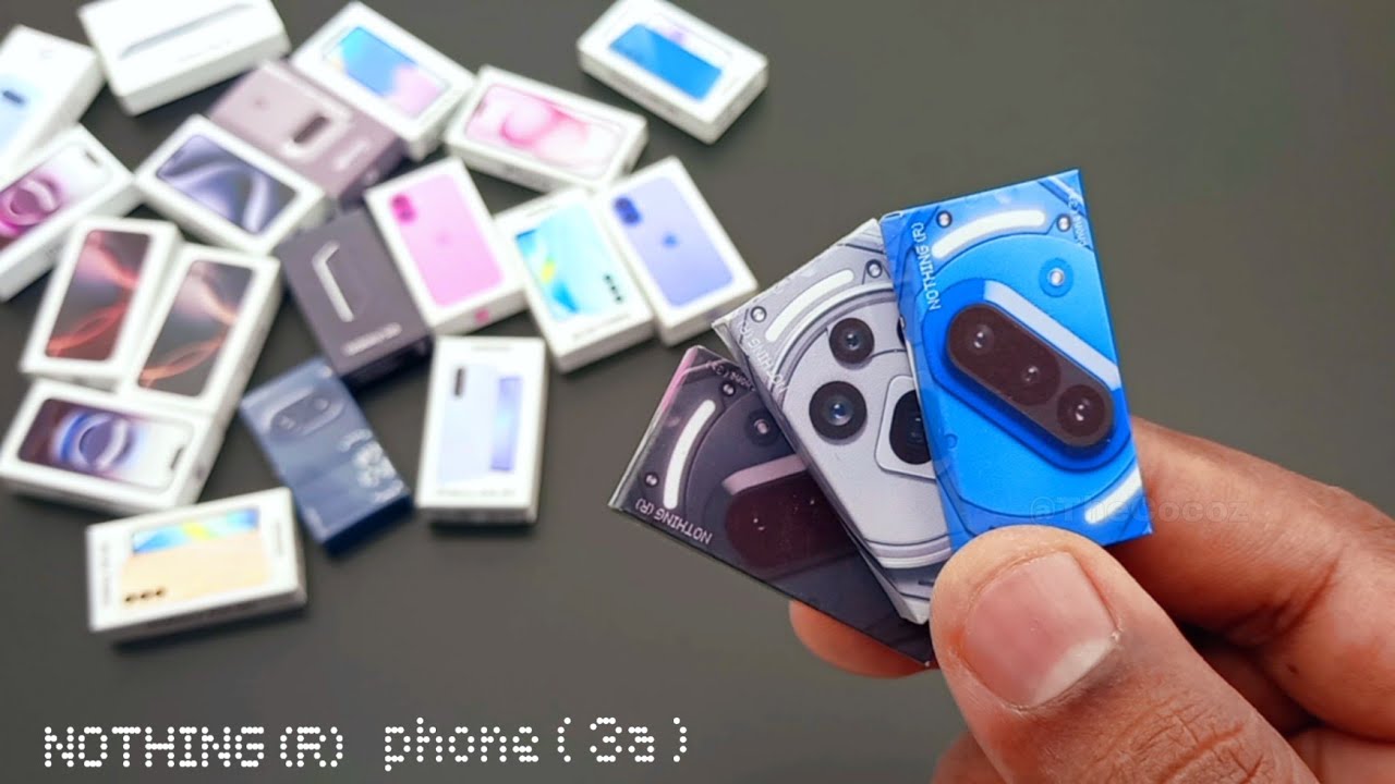 Miniature nothing phone 3a pro unboxing | Cocoz - YouTube