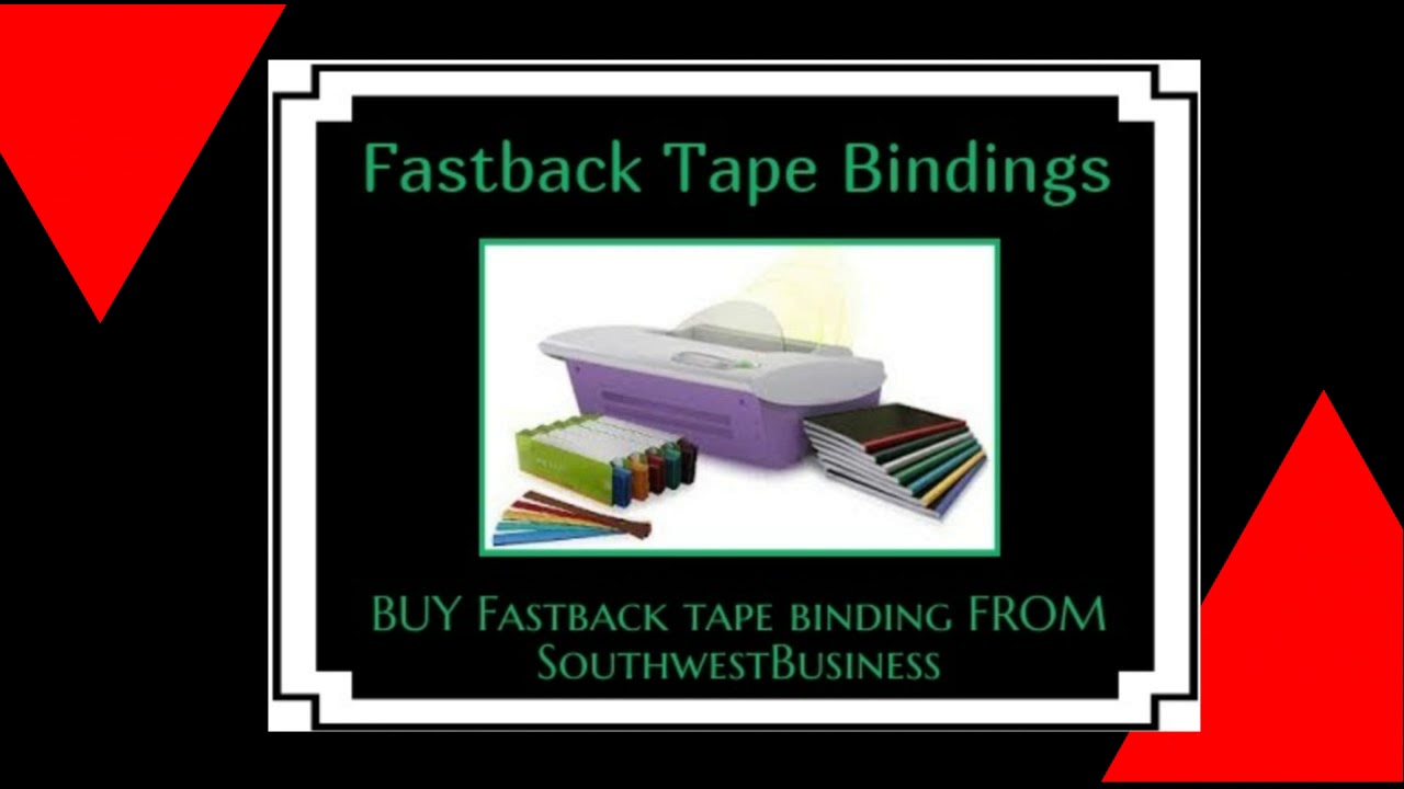 Fastback Tape Bindings - YouTube