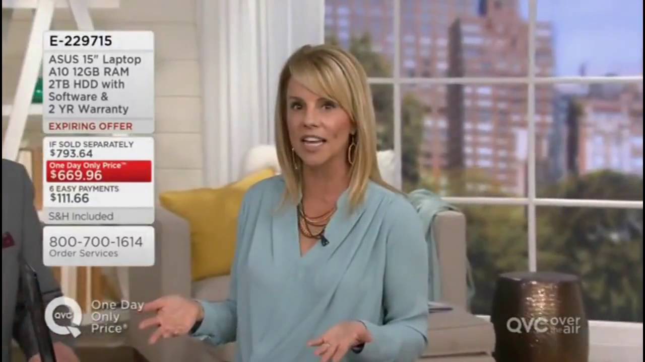 ASUS 15 X555DA BB12 BK laptop on QVC With Host Dan Hughes - YouTube
