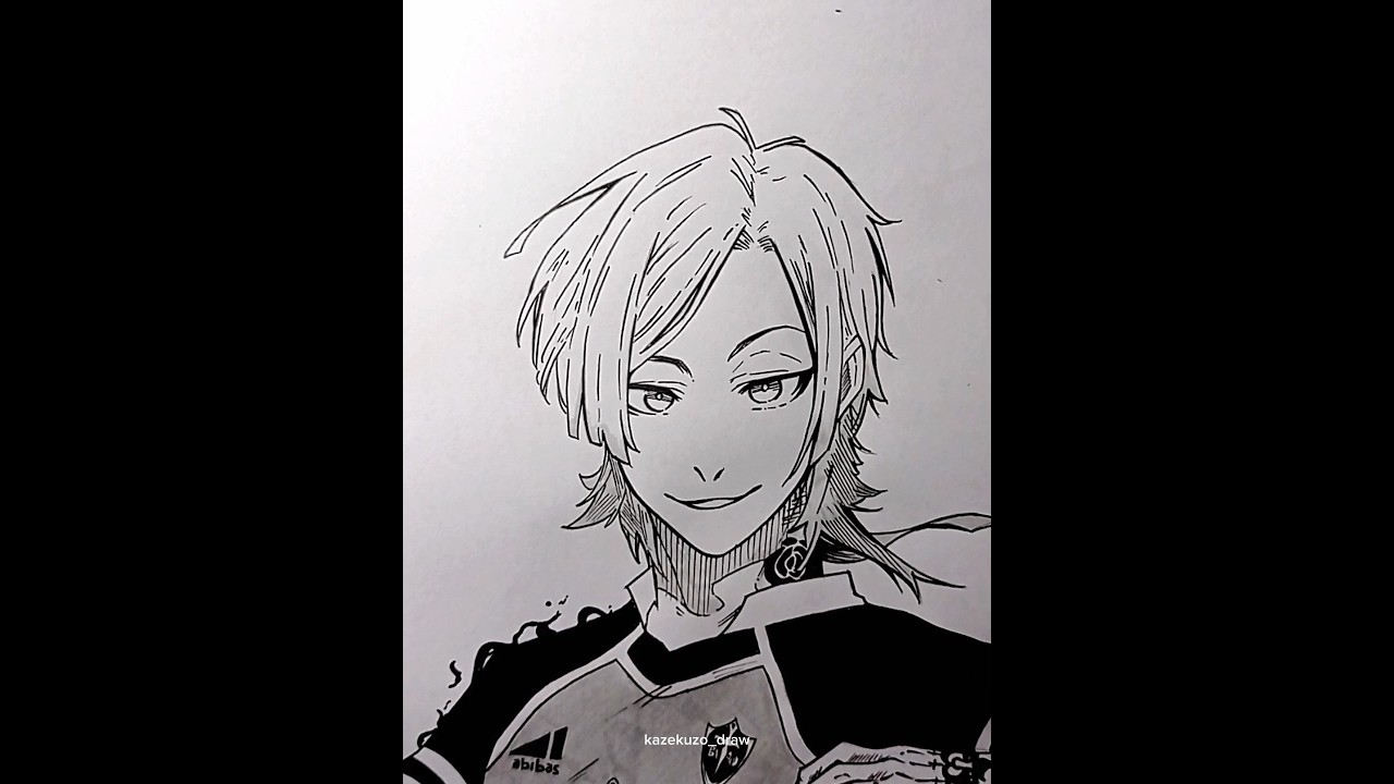 How to draw - Michael Kaiser | BLUE LOCK #shorts - YouTube