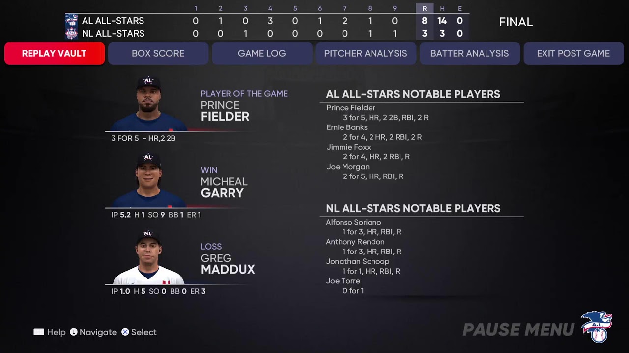 ULB(3) ALL-STAR Game: AL ALL-STARS () 🆚 NL ALL-STARS () - YouTube