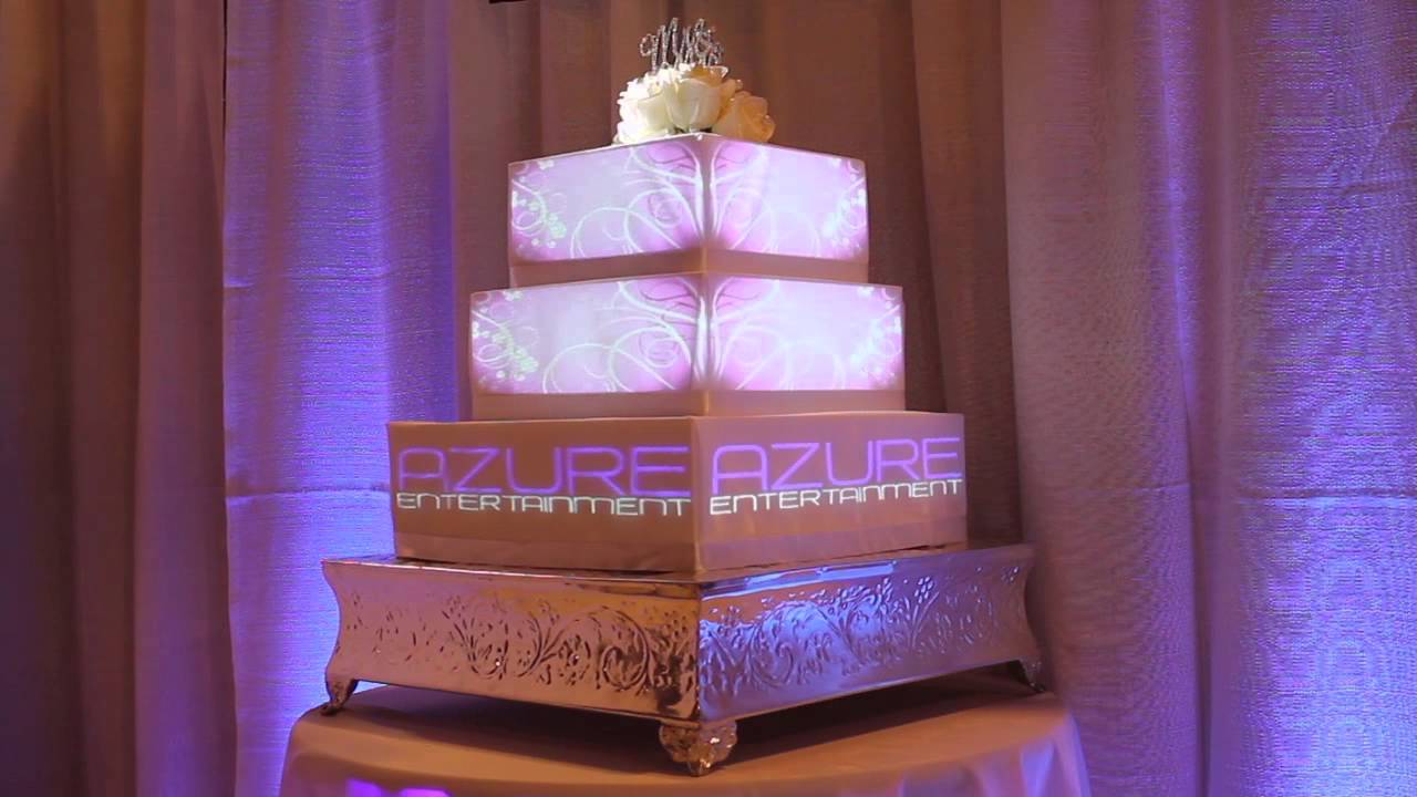 Projection Cake at Dream Wedding Show 2015 - YouTube