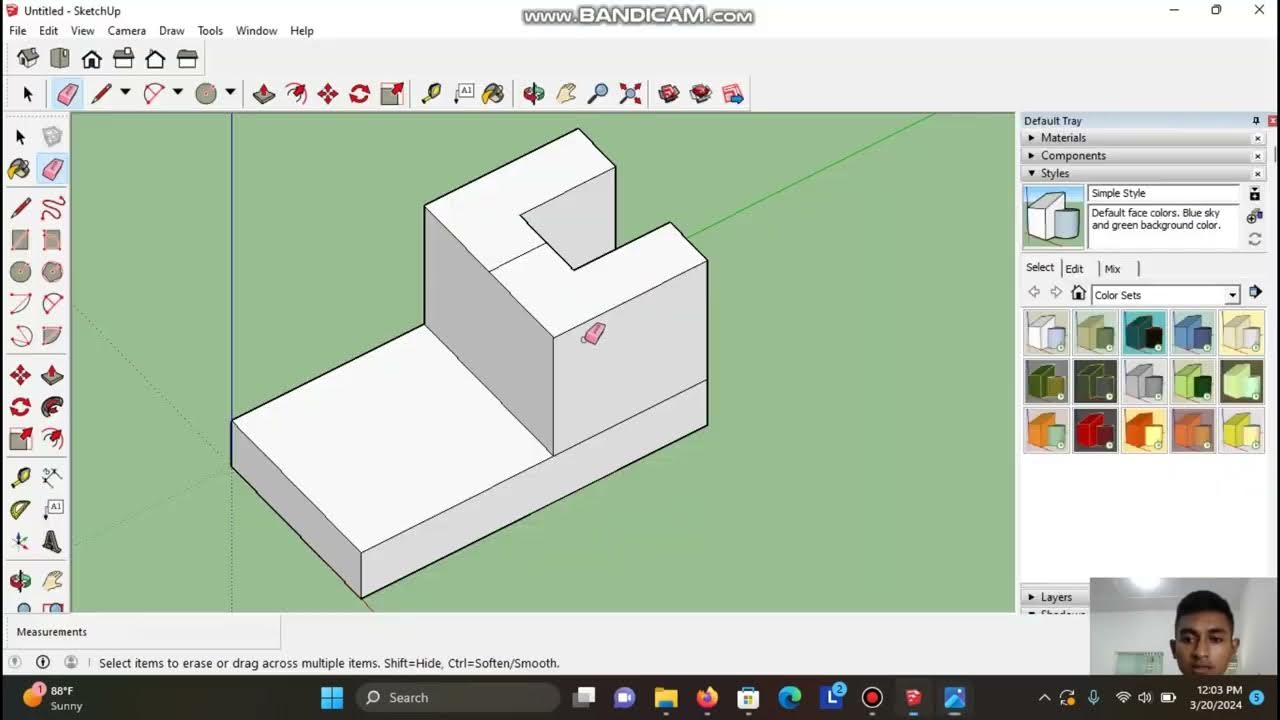 TUTORIAL GAMBAR 3D DESIGN MECHANICAL PADA SKETCHUP PART 3 - YouTube