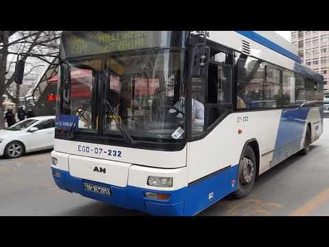 EGO-07-232 - 284 Esertepe Kızılay otobüsünün geçiş videosu (MAN Lions Classic)