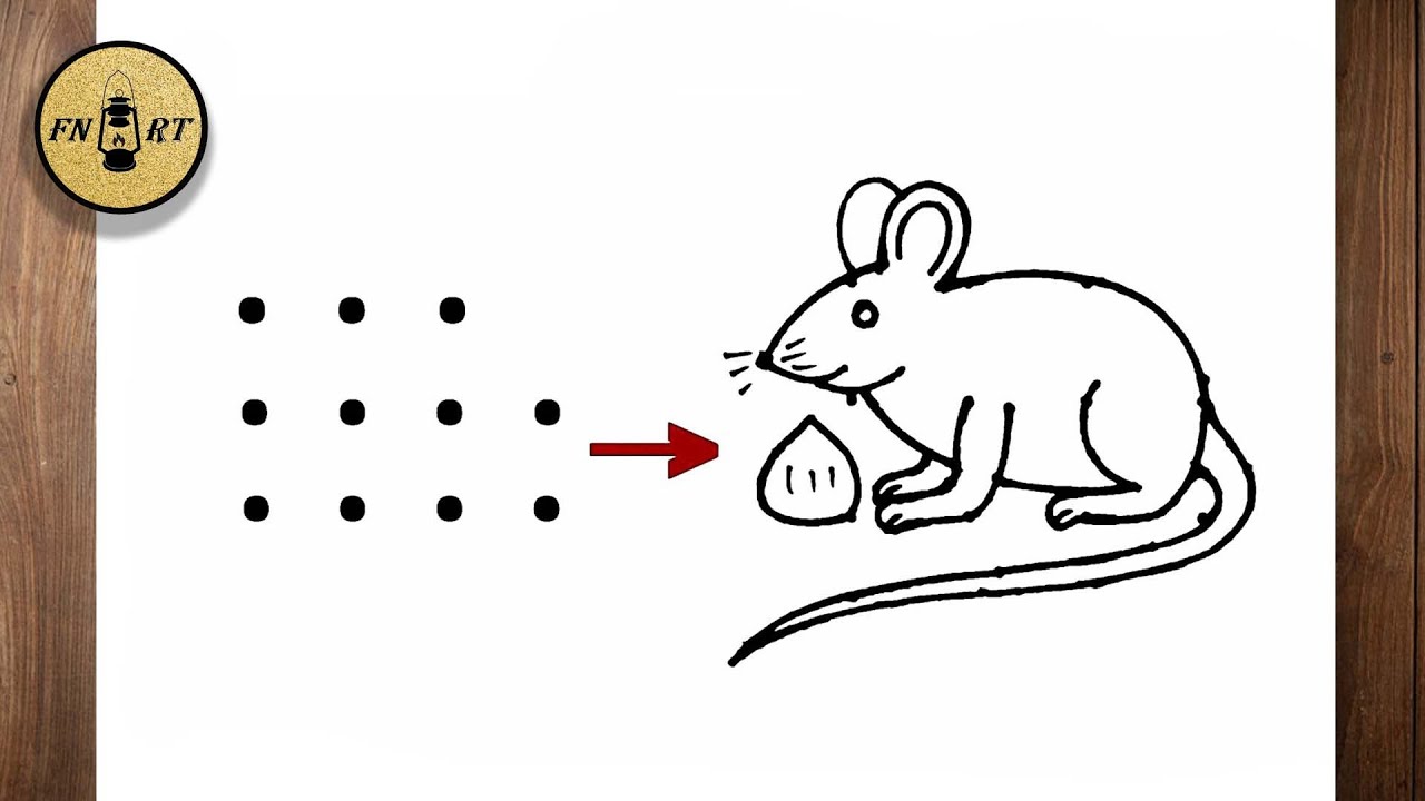 How to draw ganesha mouse mushak - YouTube
