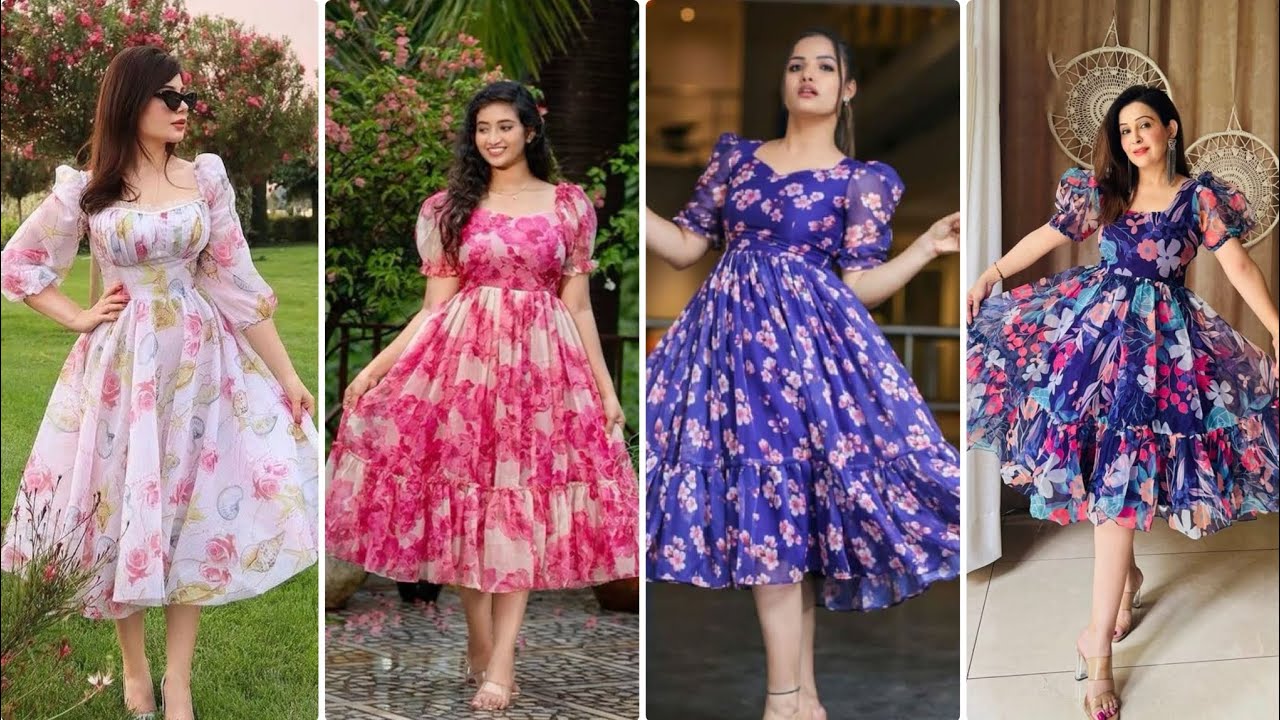 Latest Frock Design 2025 | Printed Frock Design| Casual Frock Design ...