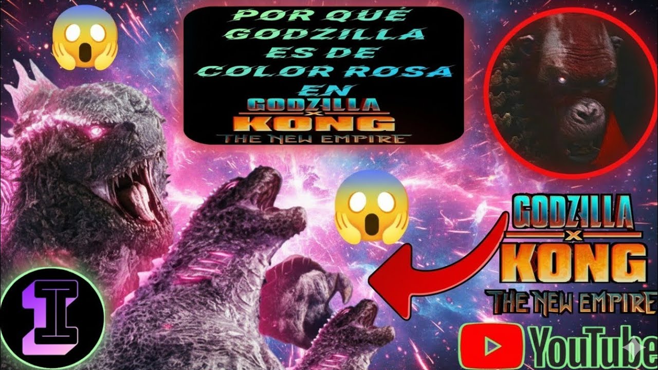 🚨🚨Porque Godzilla Es De Color Rosa Según Google ( GODZILLA X KONG ) THE ...