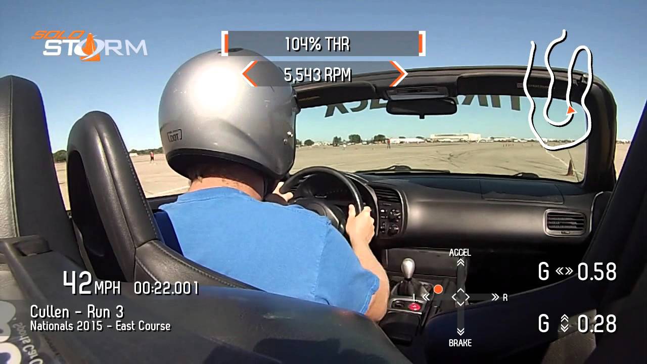 2015 SCCA Solo Nationals - Cullen Murphy East Course STR - YouTube