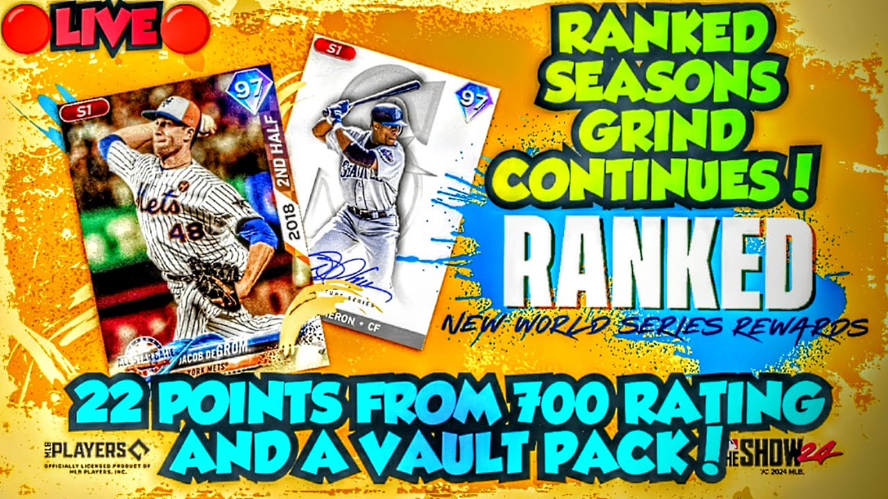 🔴 LIVE RANKED SEASONS & ONLY 22 POINTS FROM 700 RATING VAULT PACK IN ...
