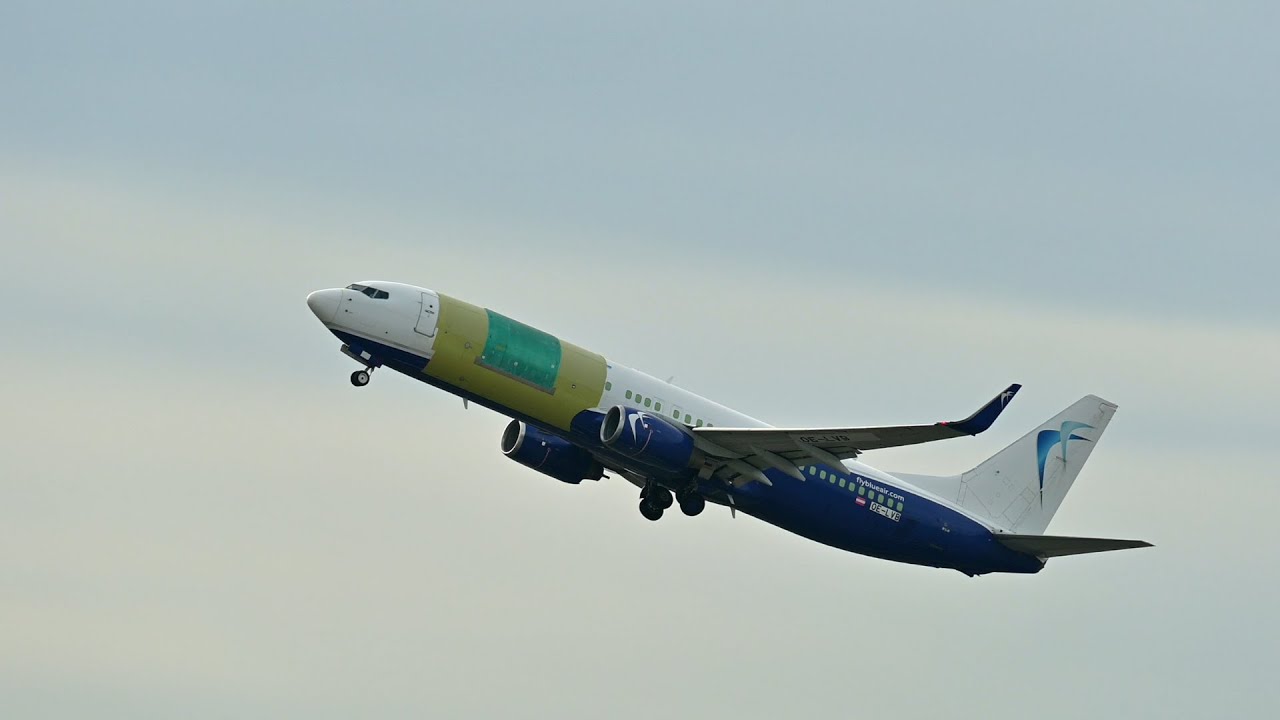 BLUE AIR CONVERTED 737!! #boeing #cargo #freighter #blueair # ...