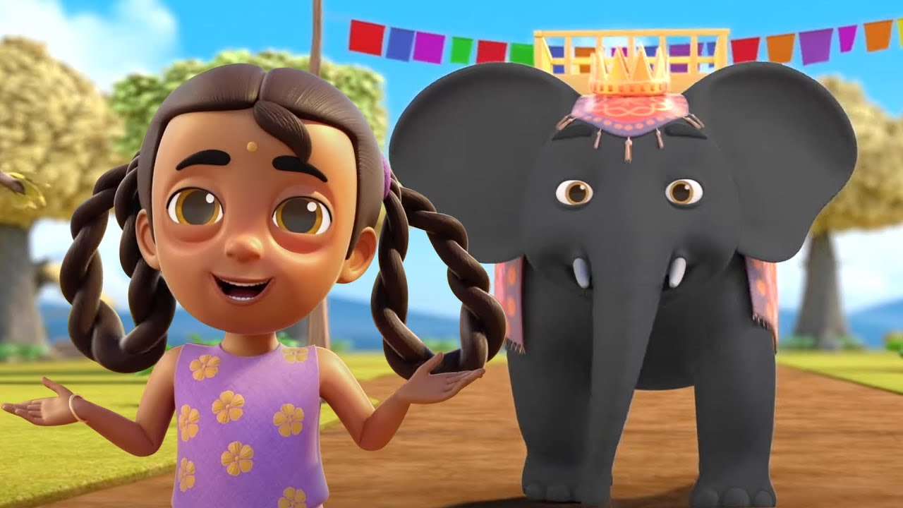 Hathi Raja O Hathi Raja, शेर निराला + More Hindi Nursery Rhyme for Kids ...