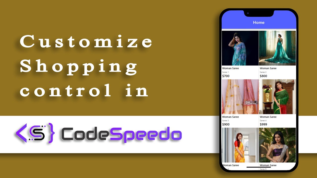 How to Customize Shopping Cart Control | CodeSpeedo - YouTube