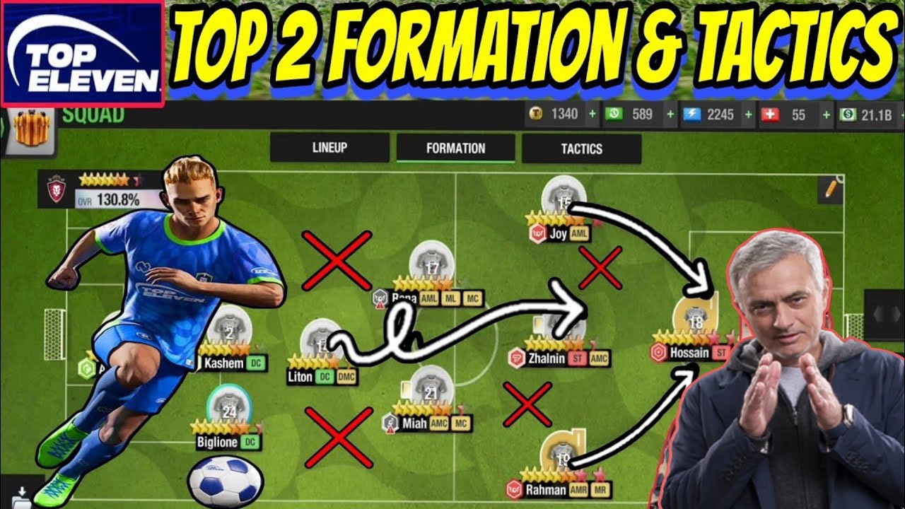 NEW Top 2 Formations and Tactics in Top Eleven 2025 - YouTube
